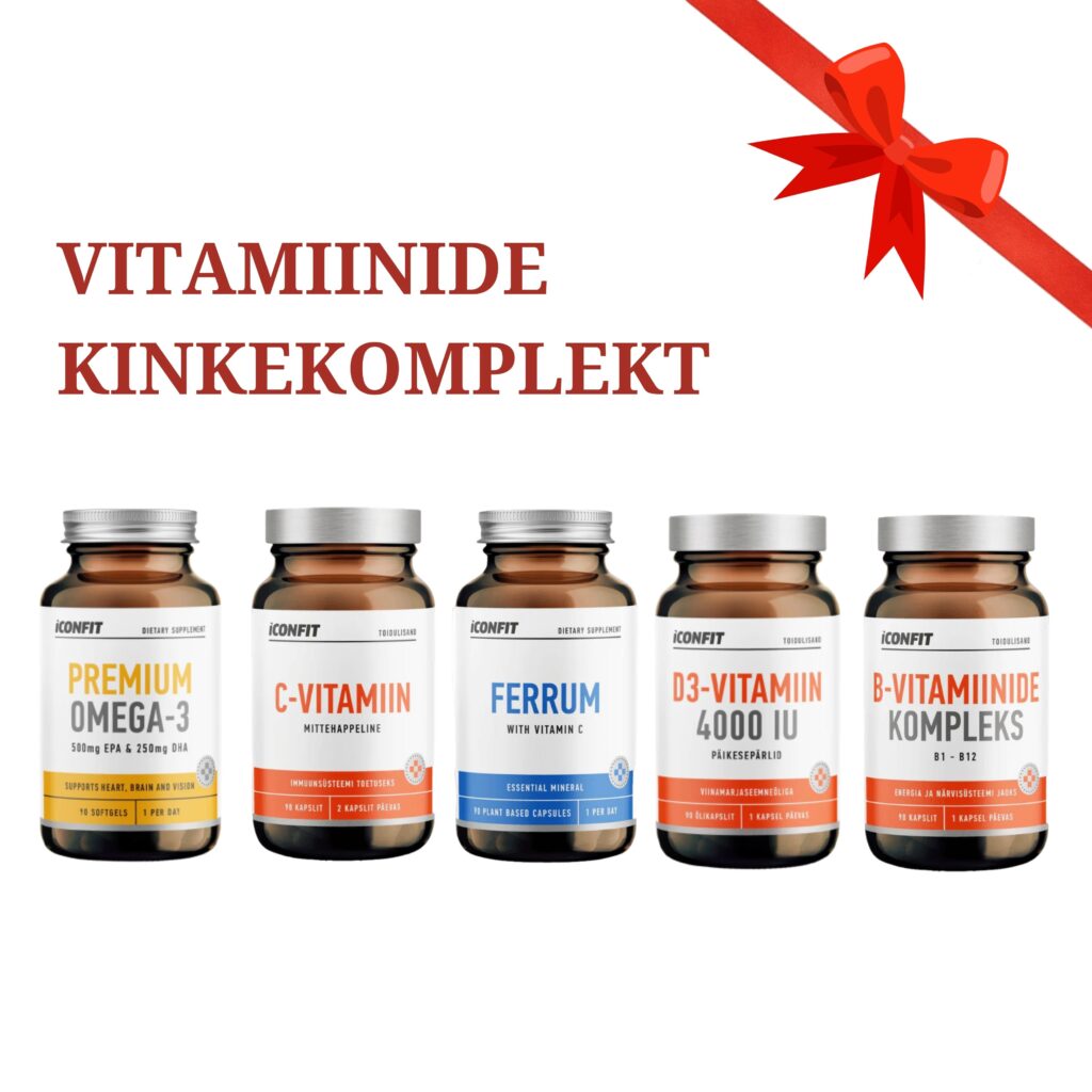 VITAMIINID - kinkekomplekt - Omegafit.ee